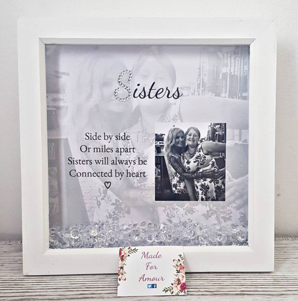 Personalised Sister Photo Frame – Made For Amour UK