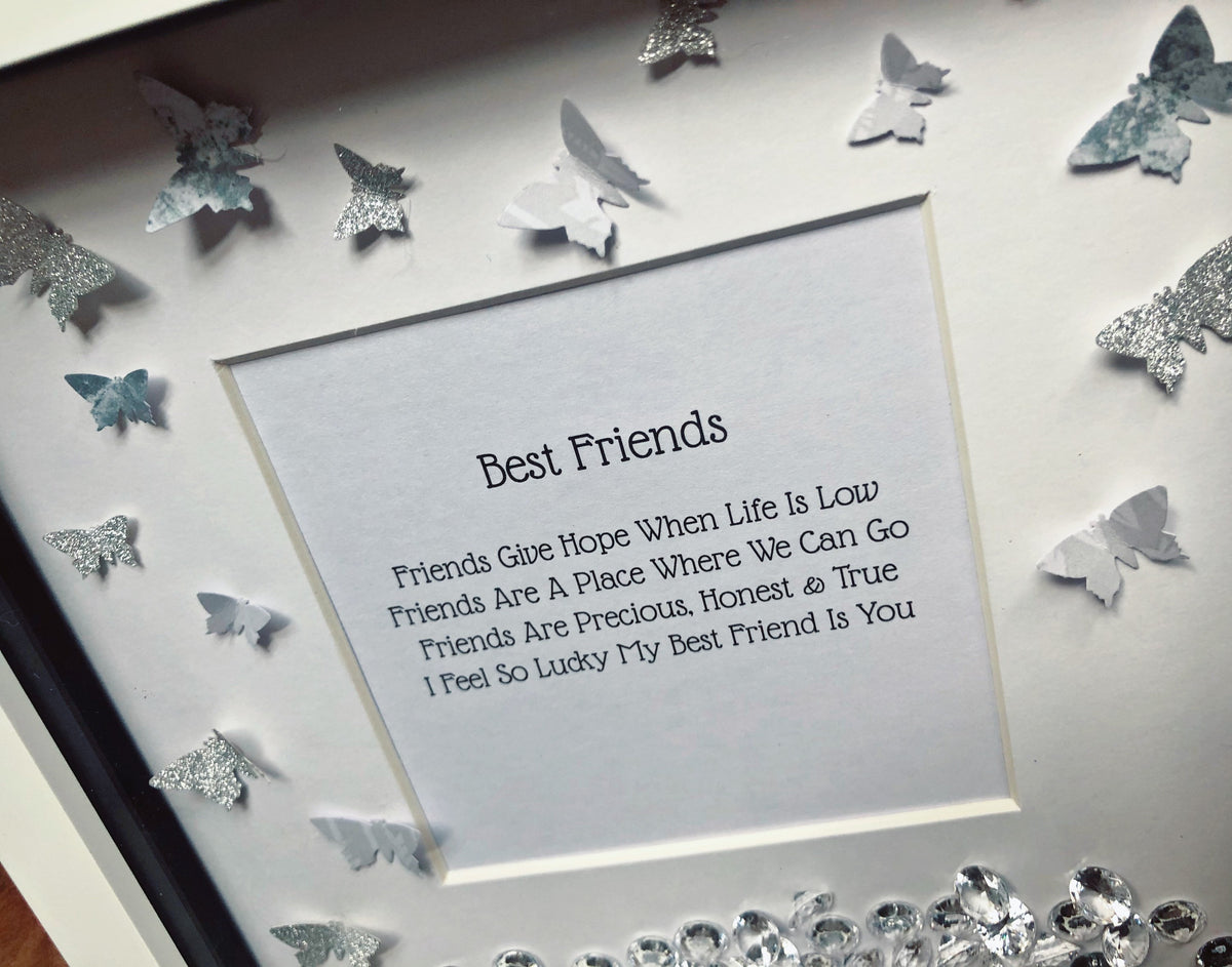 Best Friends poem frame. Friend Gift. – Made For Amour UK
